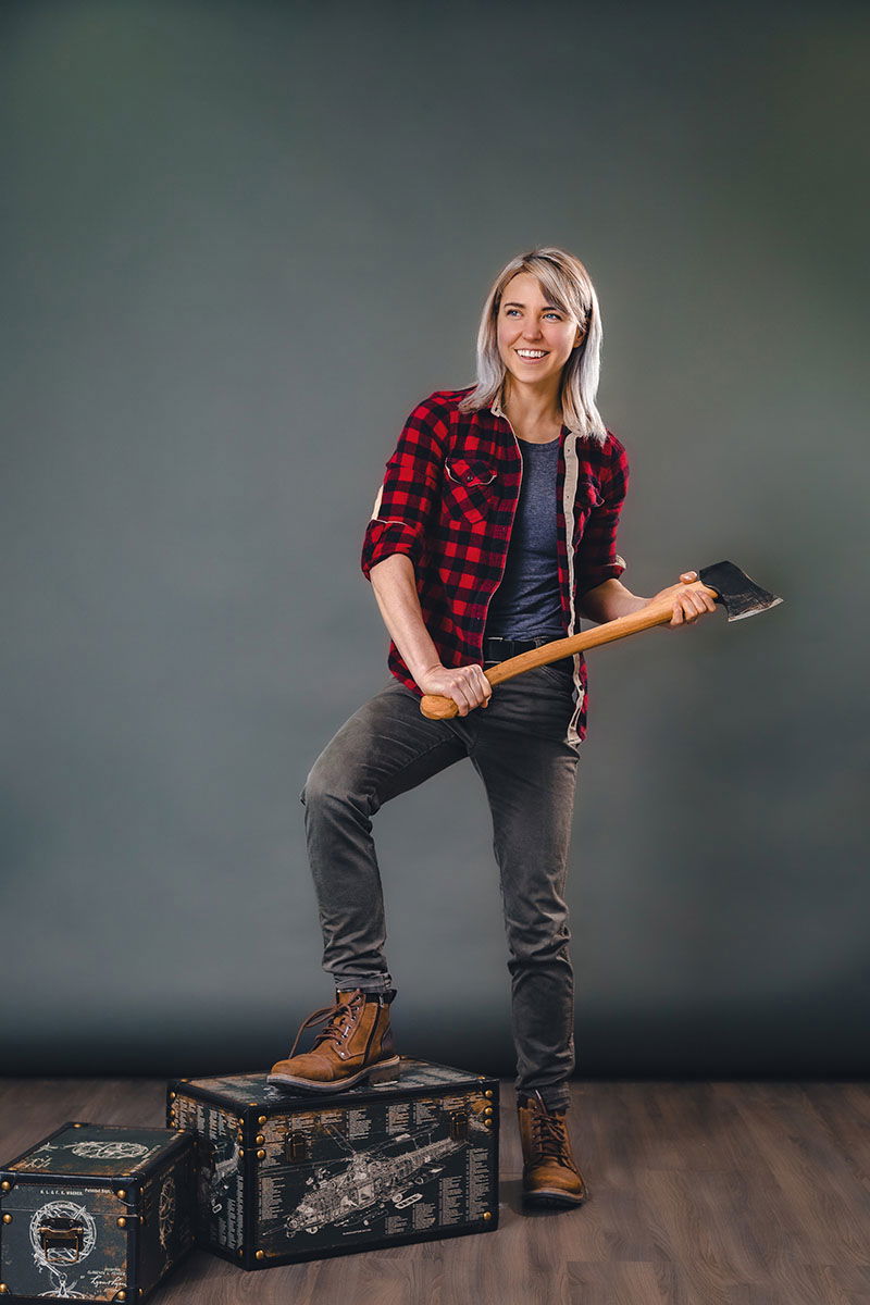 Q&A: Nicole Maple Coenen on Chopping Wood and Being Yourself - Outdoors with Bear Grylls